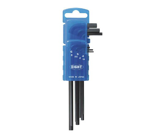 エイト 六角棒スパナ セミロング ドアホルダー 7本セット 1.5〜6mm 008156D 1セット(7本入)●ISO・JIS規格を上回るよう、設計・製作されている「プロ向け」の製品です。●ドアホルダーはレンチとホルダーの抵抗が無く、出し入...