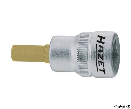 HAZET ショートヘキサゴンソケット（差込角9.5mm） 8801K-8 1個●ソケット部とブレードに適した素材を使い分けることで、強度とねばりの絶妙のバランスを実現しました。●チタンコーティングブレードで耐摩耗性と防錆などの耐腐食性が向...