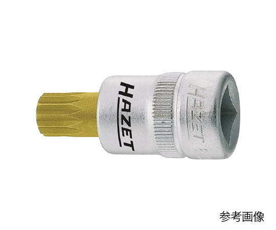 HAZET XZNドライバーソケット(差込角9.5mm) 880810 1個●短めのブレードのXZNドライバーソケットです。●高精度な結合と確実な作業ができます。●窒化チタンコーティングによりブレードは耐摩耗性が高く、錆びにくくなっています...