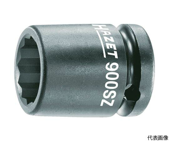 HAZET インパクト用12ポイントソケットレンチ（12角・差込角12.7mm・対辺14mm） 900SZ-14 1個●エア・電動インパクトレンチ用のソケットです。●トラクションプロファイル（六角内の面でトルクを受ける構造）によりボルトナッ...
