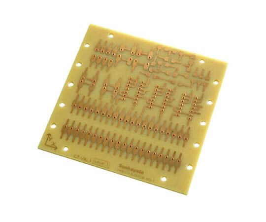 サンハヤト ハンダ付け技能練習セット CTVAL3 1枚●中央職業能力開発協会が実施している技能検定試験「3級電子機器組立て(電子機器組立て作業)」実技試験の練習が出来る基板です。●技能検定用基板の材質、厚み、穴径、ランド形状を忠実に再現し...