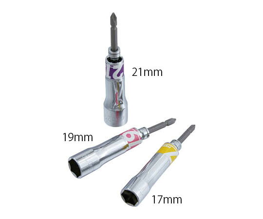 スエカゲツール（Pro-Auto） 電ドル用2ウェイソケット17MM OPS029 1本●ストレート(固定)と首振りの2通りの使い方ができます。●ビット差替えタイプで経済的です。●建築金物(ホールダウン金物・筋交いプレートなど)四角ビットで...