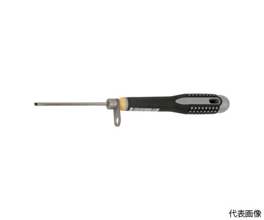 スナップオン・ツールズ 高所作業向けマイナスドライバー　-1.0×5.5 TAHBE-8241 1本●カラビナの取り付け用の穴の付いた、高所作業向けドライバーです。●エルゴハンドルにて作業者の疲労を軽減します。●先端形状によりハンドルが色分...