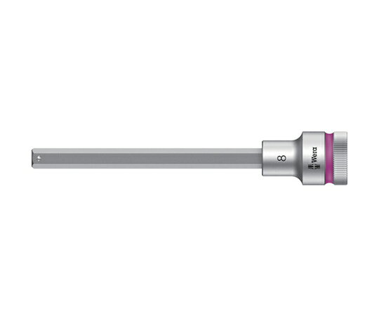 Wera 8740　C　HF　1/2　8.0　x　140　mm 003844 1個●各サイズが色で分けられているため、サイズを簡単に選べます。●ホールディングファンクション（HF）により、ボルトやナットを着磁機能なしで保持できます。●対辺六...
