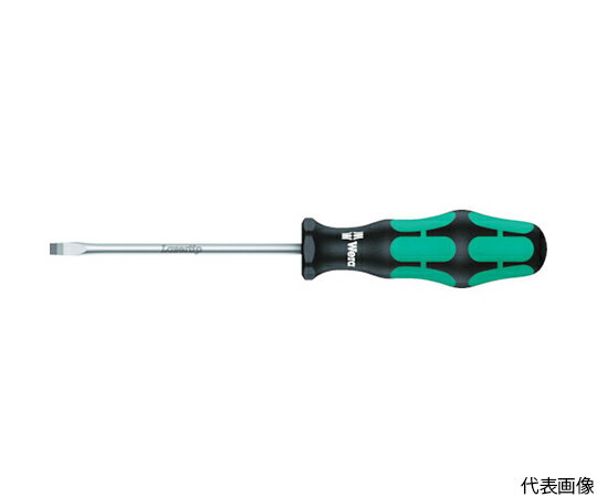 Wera 335 マイナスドライバー 5.5X150 008055 1本●先端のレーザーチップにより、ねじへの食いつきに優れています。●ハンドル下部が六角形になっているので、傾斜があっても転がりません。●クラフトフォームハンドルは握りやすく...