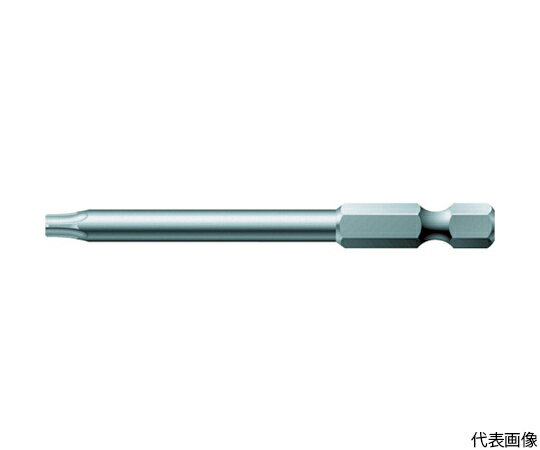 Wera 867/4Z トルクスビット TX15×89 073527 1本●頑強なビットで、鉄板や金属板での加工に適しています。●刃先：T15●全長（mm）：89●差込：6.35mm●トーションタイプ●原産国：チェコ●コード番号：837-0525