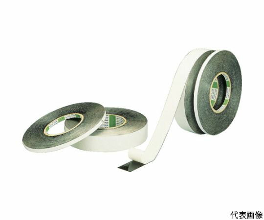 日東電工 防水両面テープ No.525 20mm×15m ブラック 525-20 1巻●合成ゴムを主原料とした特殊粘着剤を厚く塗布してあるため、優れた接着性、防水性を発揮します。●耐候性に優れたテープですので、防水性がいつまでも持続、気候変...