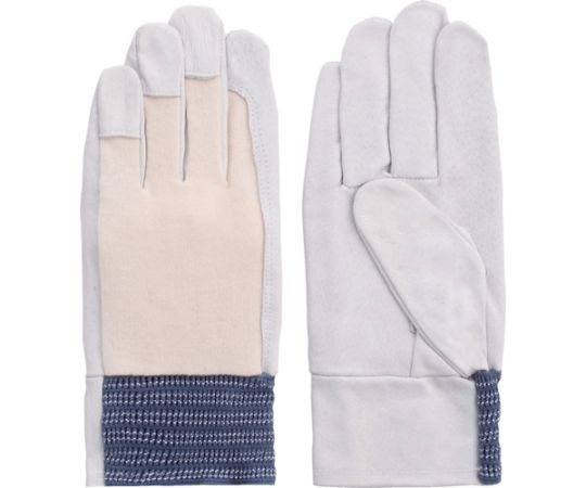 富士グローブ 豚革クレスト甲メリヤス　EX-236　L 5916 1双●豚本革で摩耗に強いです。●甲部メリヤスで通気性に富んでいます。●建築・土木、配線・塗装。●電気配線工事。●色：ホワイト●サイズ：L●全長（cm）：23.0●手のひら周り...