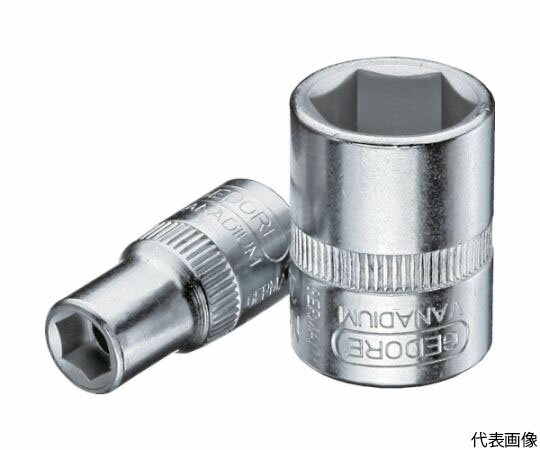 ゲドレー 6角ソケット7mm 差込角6.35mm 6165910 1個●ソケット周囲にローレット加工を施しているため、指で回しても滑り止め効果を発揮します。●差込角6.35mm、6角タイプのソケットレンチです。●対辺寸法（mm）：7●差込角...