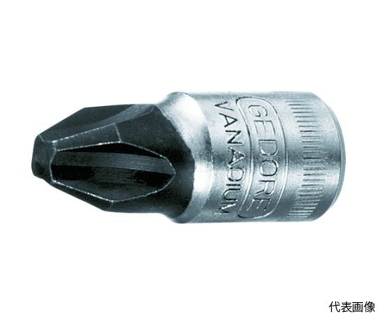 ゲドレー ドライバービットソケット IKS20 PH3 6174740 1個●ローレット加工を施すことで、手回しでも手から滑り落ちにくいです。●表面には防錆処理が施してあります。●刃先：（+）3●差込角（mm）：6.35●全長（mm）：28...