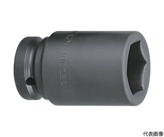 ゲドレー インパクト用ソケット（6角）　1　K21L　27mm 6185510 1個●ユニットドライブで接触面積を大きくすることで、ボルトが欠けにくいです。●大きいトルクをかけても頑丈で丈夫です。●対辺寸法（mm）：27●差込角（mm）：2...