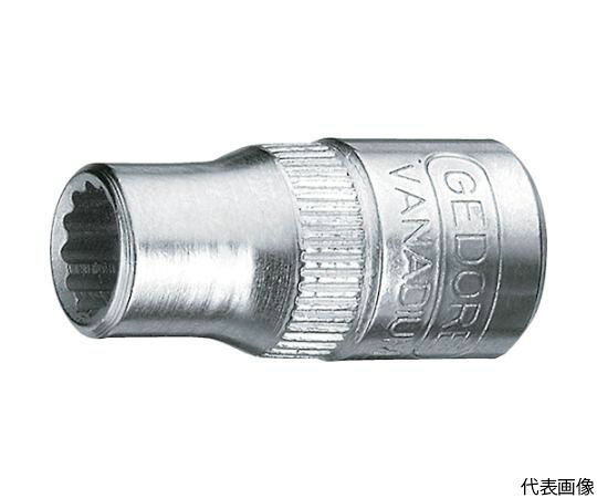 ゲドレー 12角ソケット12mm　差込角6.35mm 6226480 1個●ローレット加工を施すことで、手から滑り落ちにくいです。●ユニットドライブで接触面積を大きくすることで、ボルトが欠けにくいです。●差込角6.35mm、12角タイプのソ...