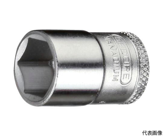 ゲドレー ソケット（6角）　3/8　13mm 6234070 1個●ローレット加工を施すことで、手から滑り落ちにくいです。●ユニットドライブで接触面積を大きくすることで、ボルトが欠けにくいです。●対辺寸法（mm）：13●差込角（mm）：9....