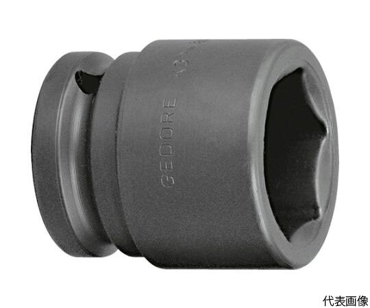 ゲドレー インパクト用ソケット（6角）　3/4　K32　27mm 6282470 1個●ユニットドライブで接触面積を大きくすることで、ボルトが欠けにくいです。●大きいトルクをかけても頑丈で丈夫です。●対辺寸法（mm）：27●差込角（mm）：...