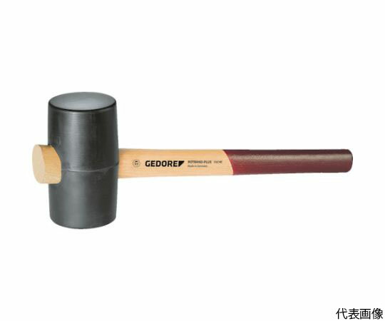 ゲドレー ゴムハンマー　990g　頭径75mm 8825930 1本●柄はアッシュで、ヘッド部は耐久性に優れた良質ゴムを使用しています。●頭径（mm）：75●頭長（mm）：130●全長（mm）：380●頭部長さ（mm）：130●規格：DIN...