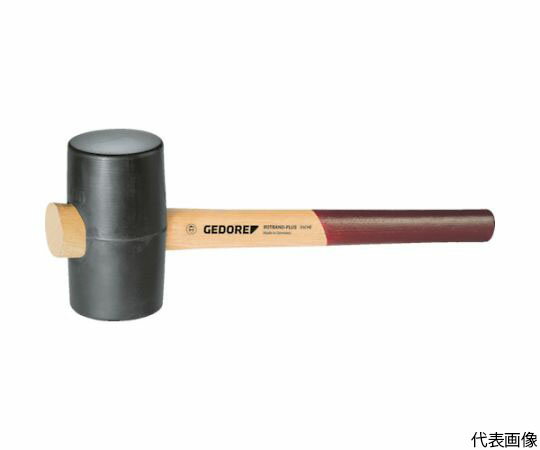 ゲドレー ゴムハンマー　1150g　頭径90mm 8826070 1本●柄はアッシュで、ヘッド部は耐久性に優れた良質ゴムを使用しています。●頭径（mm）：90●頭長（mm）：140●全長（mm）：380●頭部長さ（mm）：140●規格：DI...