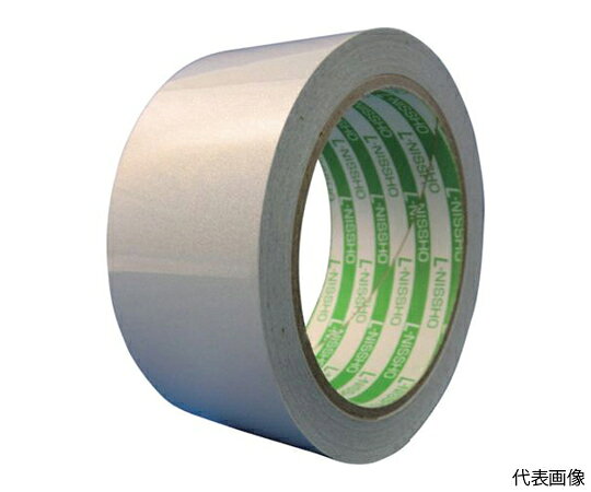 日東エルマテリアル 再帰反射テープ 75mm×10m ホワイト HT-75W 1巻●投射された光を確実・正確に再帰反射します。●基材に反射用ガラスビーズが均一に封入されています。●衝突防止標示に。●各種施設の段差標示。●保安工事用、自転車、...