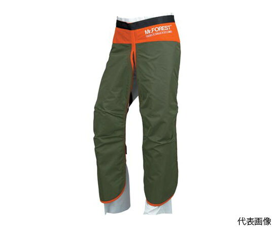 マックス（安全・保護） Mr.FOREST　防護チャップス　オリーブ　LLサイズ MT536-OL-LL 1着●膝部を包み込む「ラウンドカット」など、独自の設計で作業を快適にします。●安全性基準「EN381-5」のクラス1に適合した防護チャ...