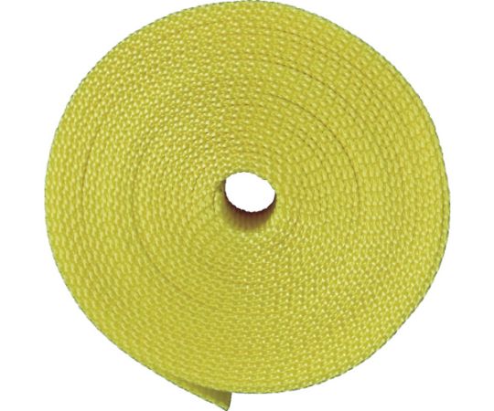 トラスコ中山 ナイロン平ベルト 1.6t×38mm×5m 黄色 TNB385-Y 1巻●一般的な合成繊維で最も強度があるナイロンを使用し、摩擦と衝撃にも強く耐熱性にも優れたベルトです。●バッグのベルトなどに。●荷物の簡易的な結束などに。●商...