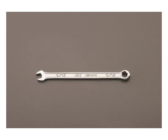 エスコ 13/64" 片目片口スパナ EA614B-104 1丁●サイズ(インチ)：13/64"●厚み：3×4.5mm●全長：90mm●重量：11g●6ポイント●材質：工具鋼●15°タイプ