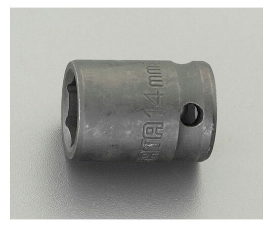 エスコ インパクトソケット　3/8"DR×11mm EA687GA-11 1個●差込角：3/8"●対辺：11m●外径：18.8mm●全長：28mm