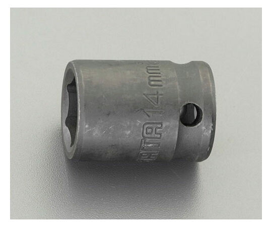 エスコ インパクトソケット　3/8"DR×15mm EA687GA-15 1個●差込角：3/8"●対辺：15mm●外径：22mm●全長：30mm