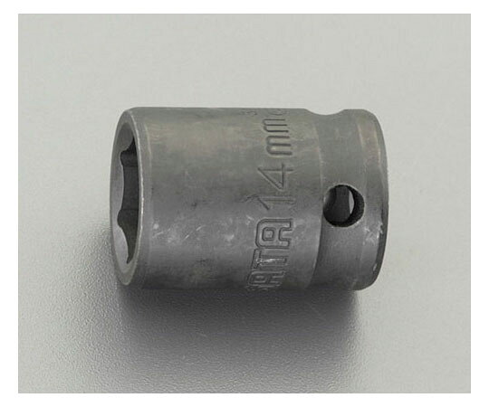 エスコ インパクトソケット　3/8"DR×17mm EA687GA-17 1個●差込角：3/8"●対辺：17mm●外径：22mm●全長：30mm