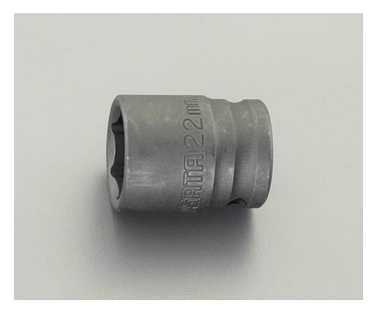 エスコ インパクトソケット　1/2"DR×29mm EA687HA-29 1個●差込角：1/2"●対辺：29mm●外径：30mm●全長：41mm
