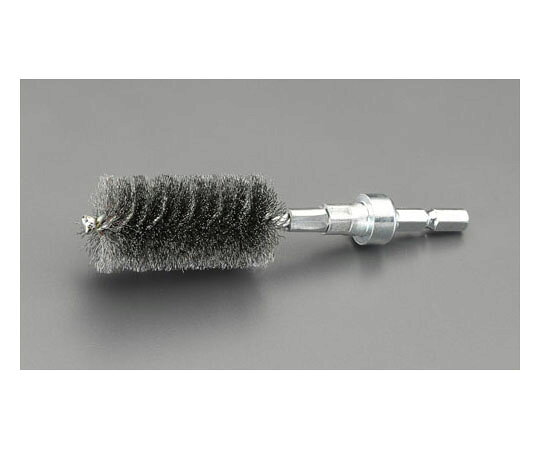 エスコ 25x50mm 6角軸 ワイヤーブラシ(鋼線) EA819BT-105 1本●インパクトドライバー用●軸径：1/4"(6.35mm)●ブラシ材質：スチール●ブラシ長：50mm●最大回転数：1,500rpm●ブラシサイズ：外径：25m...