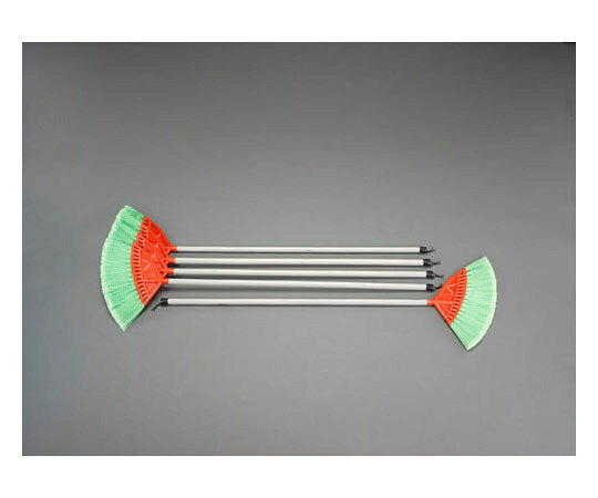 エスコ 1250x450mm PP先割ほうき(5本) EA928AD-312 1箱(5本入)●先を細かく割っているので、腰があり細かいゴミが掃きやすいです。●材質：毛：ポリプロピレン、柄：PVC被膜木●穂先幅：450mm●毛丈：115/12...