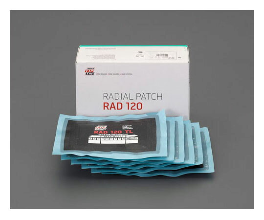 エスコ 260x130mm RADパンチ(10枚) EA934ZA-57 1箱(10枚入)●ラジアルタイヤ専用●パッチ内部に強化材が入っているので耐久性に優れています。●自然加硫、熱加硫どちらにも対応します。●サイズ：260×130mm●入...