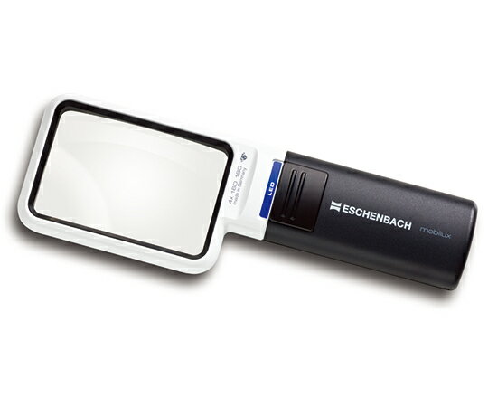 LEDワイドライトルーペ　4倍 1511-4 エッシェンバッハ■特徴■●LEDライト付きで鮮やかに拡大。ゆがみの少ない非球面レンズ（エッシェンバッハ独自開発PXM光学樹脂レンズ）で傷が付きにくく、明るく拡大します。●輝度調節キャップをライト...