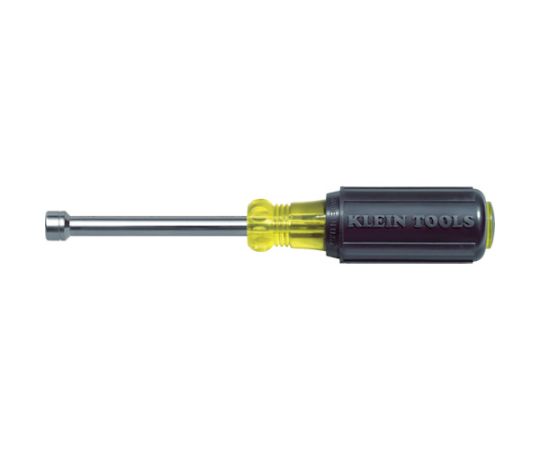 クライン ナットドライバー　7.0X75 630-7MM 1本●扱いやすい全長、軸長のナットドライバーです。●軸内部は空洞になっておりロングボルトの締め付けにも使用できます。●グリップエンドに表記があるため、工具差しなどに差した状態でもサイ...