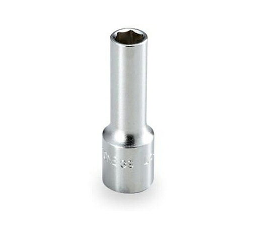 TONE ディープソケット　差込角9.5×10mm 3S-10L 1個●手動用の深型ソケットです。六角ネジの締めつけ、取外しに。●二面幅寸法：10mm●全長：54.0mm●質量：40g