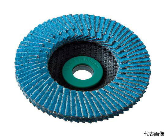 トラスコ中山 GPトップフラット　ジルコニア　#80　Φ100　10枚入 GPF100-Z80 1箱(10枚入)●長い研磨布と短い研磨布を交互に配列し、ワークに対し平行に研磨しやすい形状になっています。●ステンレスやアルミ等を研磨しても目詰...