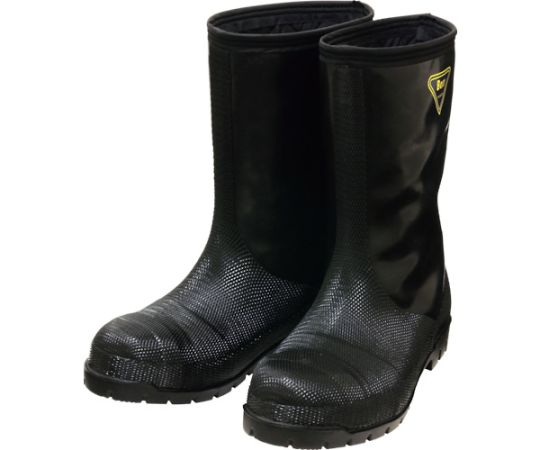 シバタ工業 冷蔵庫用長靴-40℃　NR041　29.0　ブラック NR041-29.0 1足●-40℃に耐える超耐寒長靴です。●独自開発の抗菌・防臭キルティング素材「BLAXX」を採用し、保温性をアップしました。●かかと部を斜めカットするこ...