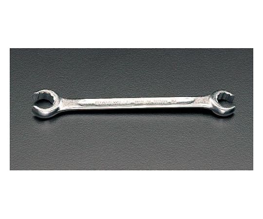 エスコ オープンリングスパナ　19×22mm EA605AA-6 1本●材質：クロム合金鋼●10°タイプ●サイズ：19×22mm●厚み：13×15mm●全長：230mm●ポイント：12●重量：192g