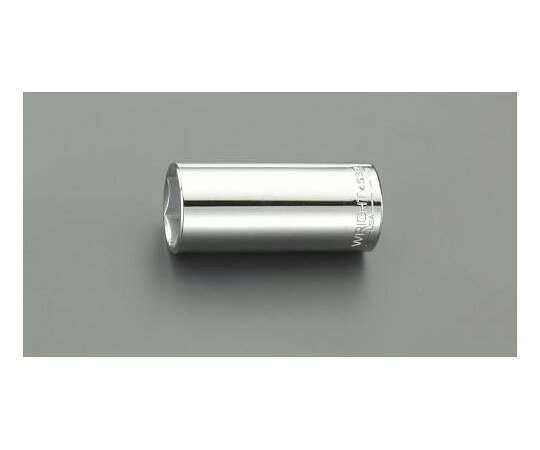 エスコ ディープソケット　1/2"DR×11/16" EA618XB-206 1個●グリップ力に優れた6ポイント仕様●差込角：1/2"●対辺（インチ）：11/16●外径：25.0mm●全長：77.4mm