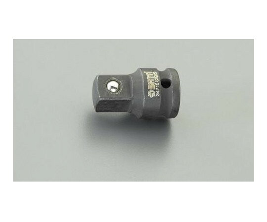 エスコ インパクトソケットアダプター　3/8"DR×1/2"DR EA687GE-34 1個●差込角：3/8"●オス（凸）：1/2"●メス（凹）：3/8"●全長：36mm