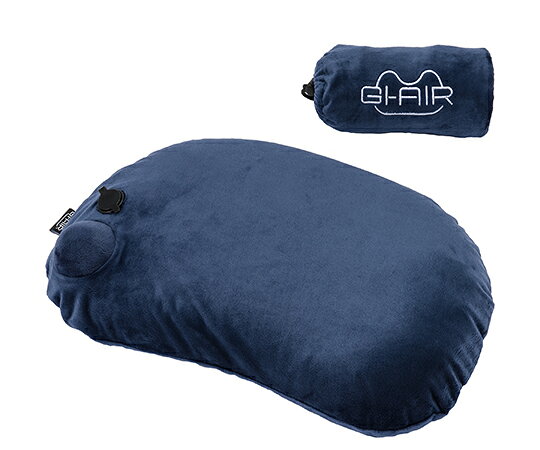 GI-AIR Anywhere　ポンプ式ピロー　ミッドナイトネイビー HC-041 1個●ポンプを押すだけです（エアポンプ内蔵）。●エア注入もエア抜きも指一本で簡単です。●飛行機、車の長時間移動のウエストクッションから旅行先に持っていくマイ...