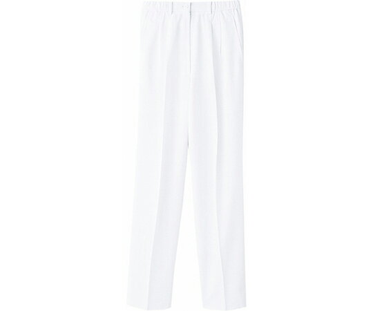 WHISEL（自重堂） ツータックパンツ　ホワイト　S WH10342 1枚●腰まわりの適度なゆとりでヒップラインが気にならない「ゆったりタイプ」。●色：ホワイト●サイズ：S