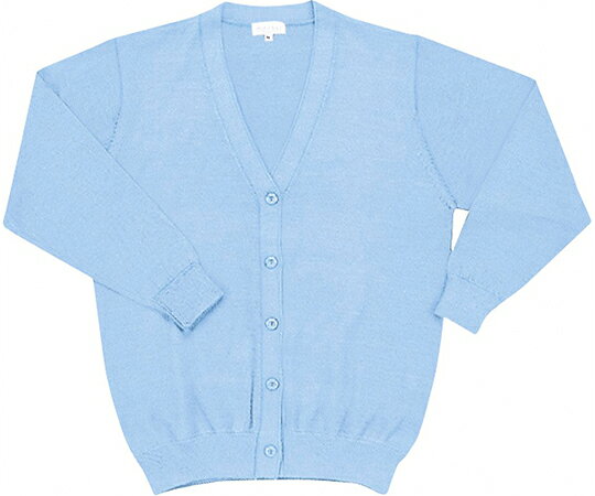 WHISEL（自重堂） カーディガン　サックス　S WH90019 1枚●色：サックス●サイズ：S