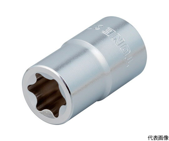 TONE E型トルクスソケット　呼びNO.E11　差込角9.5mm 3TX-E11 1個●E型トルクスソケットです。●自動車整備に適しています。●ボルト・ナットの締付け・緩め作業用。●呼びNo.：E11●差込角（mm）：9.5●先端寸法（m...