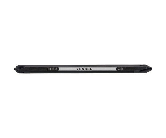 ベッセル ボールグリップ差替ドライバー専用替え軸 No.（+1・+3/+2×110） PD1412311 1本／パック●差替えドライバーの専用差替え軸です。●よく使われている（+）1、（+）2、（+）3のネジに一本で対応できます。●最も使用...
