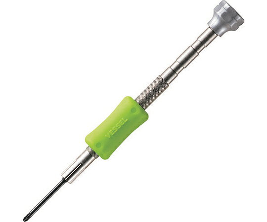 ベッセル 精密ドライバー　（+）000　全長100mm　TD-51 TD-51+000 1本●超極小ネジ用の精密ドライバーです。●指に優しく、調整作業で使いやすいクッショングリップで、樹脂のグリップを使いやすい位置にスライドできます。●早回...