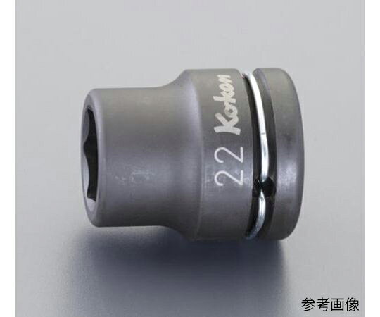 エスコ インパクトソケット（薄肉）　3/4"DR×27mm EA164EA-27 1個●差込角：3/4"●対辺（mm）：27●外径（mm）：40.5●全長（mm）：50●薄肉仕様