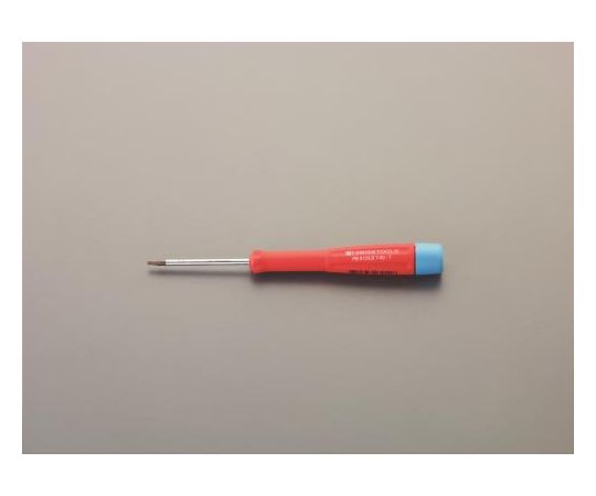 エスコ [Torx]ドライバー（精密用）　T8×60mm EA552AP-8 1本●サイズ：T8●適合ねじ：M2.5●軸径：φ3mm●軸長：60mm●全長：153mm●イジリ止付●オイルガソリンに耐性があり、汚れてもきれいに落とせます。