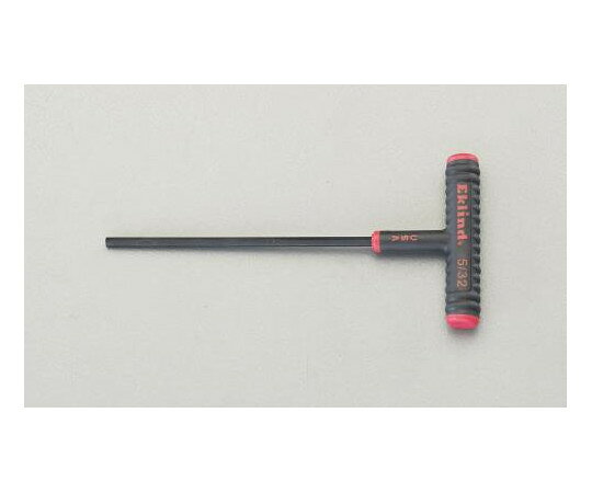 エスコ [Hexagon]T型レンチ　7/32"×150mm EA573BN-8A 1本●サイズ：7/32"●軸長：150mm●軸長はハンドルの根元からの長さです。●ノンスリップグリップ