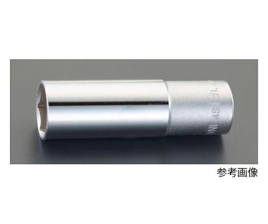 エスコ ディープソケット　1/2"DR×16mm EA618KG-16 1個●差込角：1/2"●対辺（mm）：16●外径（mm）：23●全長（mm）：83