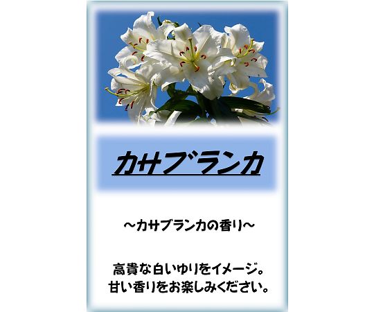 アサヒ商会 アサヒ入浴剤　カサブランカ　2.5kg 1袋●背景色は入浴剤溶解時のお湯の色の目安となります。●家庭用入浴剤に比べて使用量30〜60％カット！●一般浴槽はもちろん、ろ過循環浴槽でも使える入浴剤です。●容量：2.5kg●入浴化粧品...